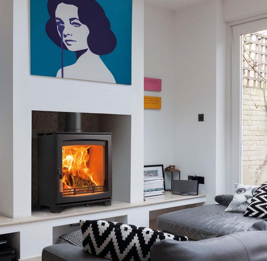 Parkray Aspect 5 Slimline Woodburning Stove - Hetas Engineer Stove ...